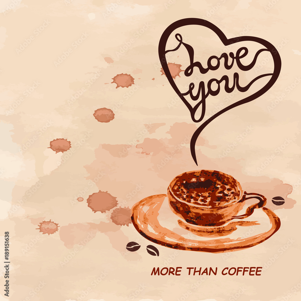 Coffee Love Background
