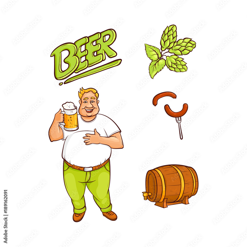 Big Beer Cartoon