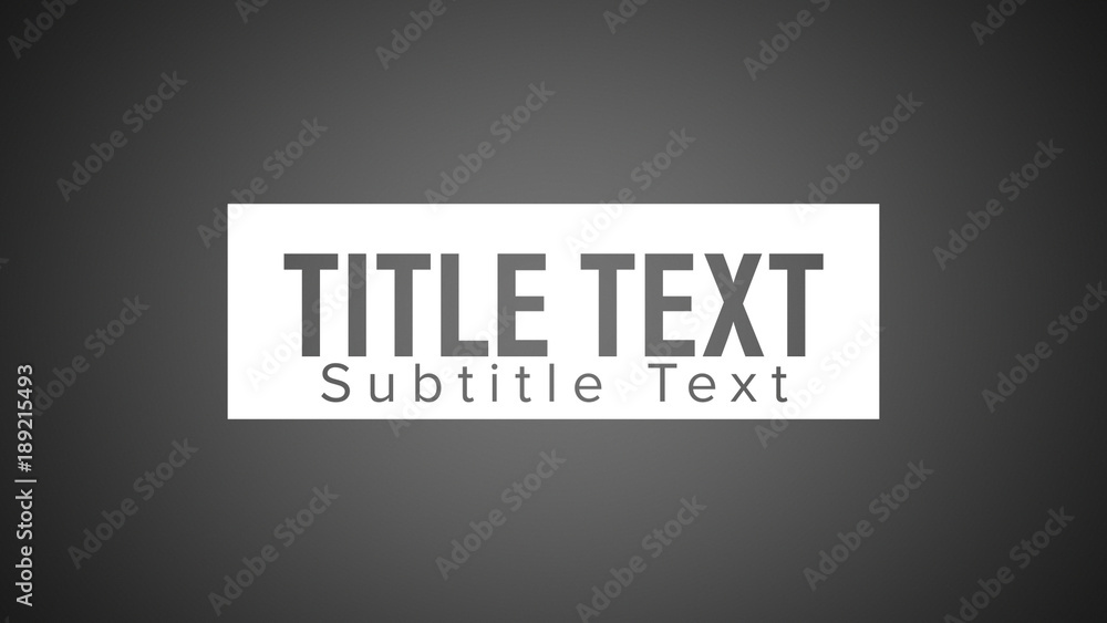 Alpha Cutout Slide Titles Stock Template | Adobe Stock