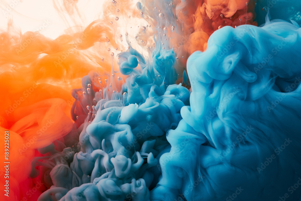 Ink drop in water Stock Photo | Adobe Stock