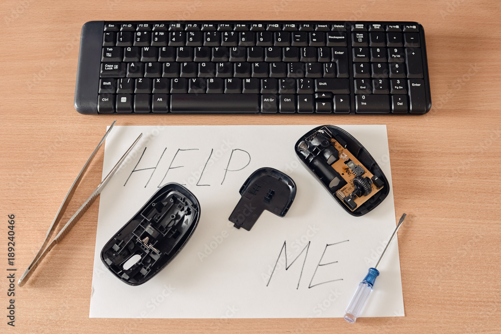 Broken Computer Mouse