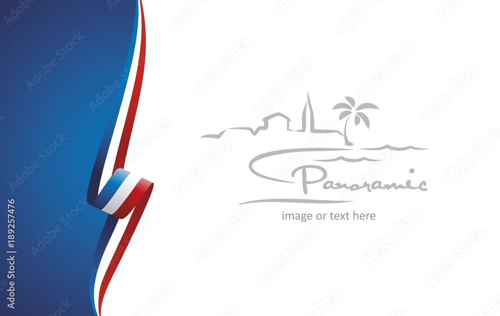 France abstract brochure cover poster background vector Stock Vector ...