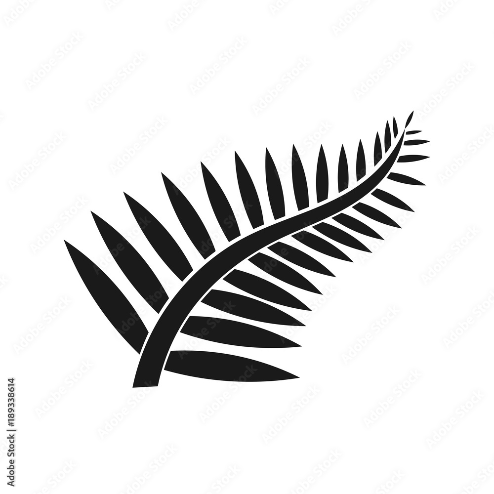 Fern leaf icon Stock Vector | Adobe Stock