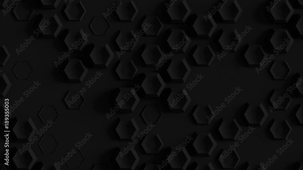 Abstract Hexagon Geometric Surface Loop 4B: dark clean knurl texture hexagonal grid pattern ...