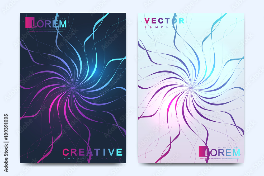 Modern vector template for brochure, leaflet, flyer, cover, catalog ...