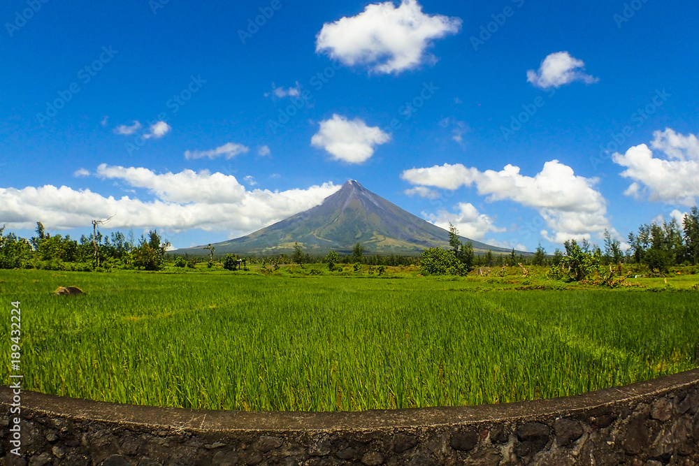 Poster Mt. Mayon Volcano Pyramid in Albay, Bicol - Southern Luzon ...