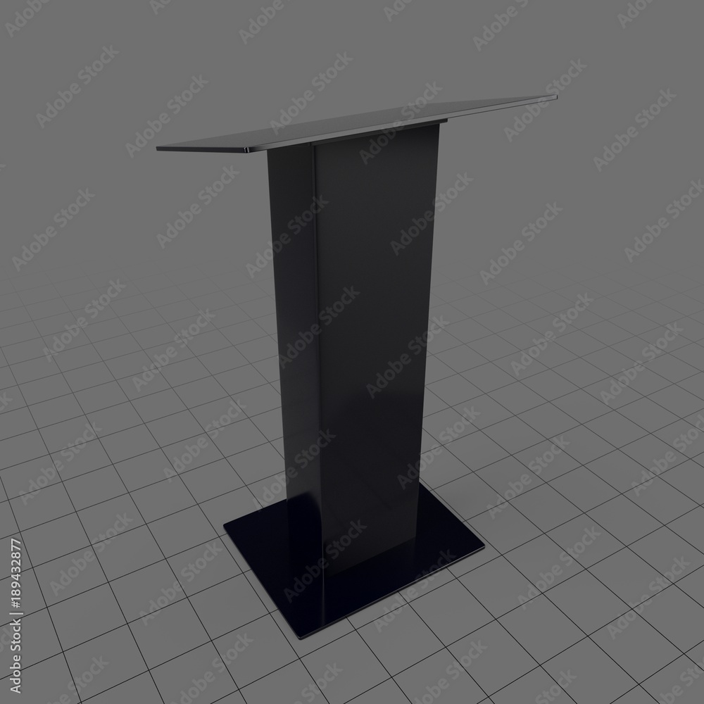 Simple stage podium Stock 3D asset | Adobe Stock