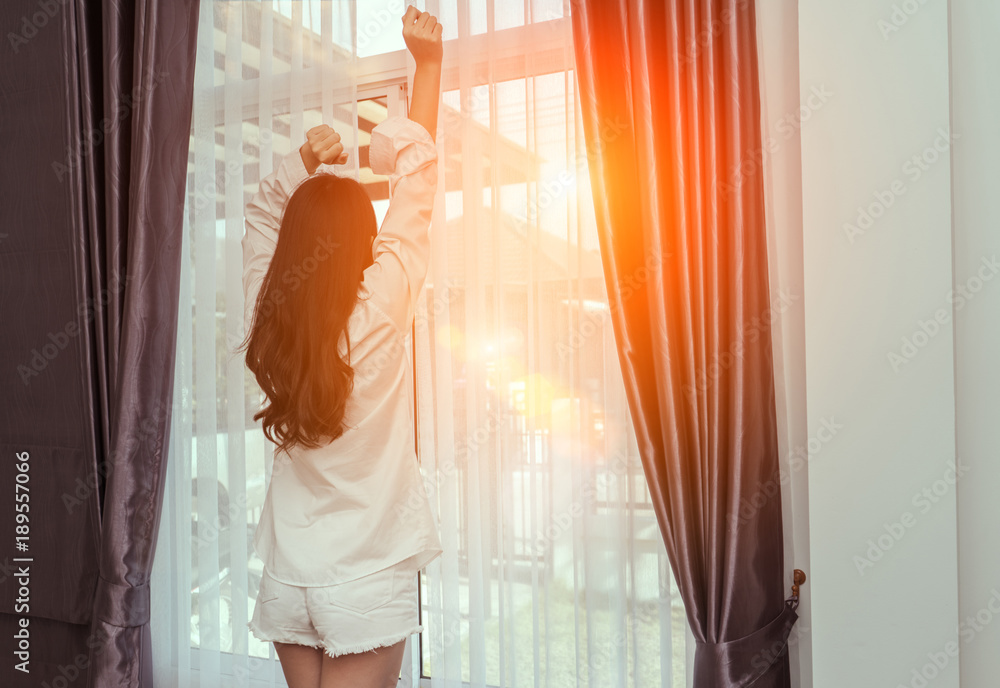 Open Window At Morning