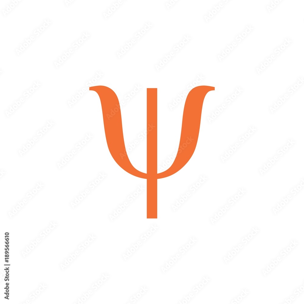 psi letter greek symbol Stock Vector | Adobe Stock