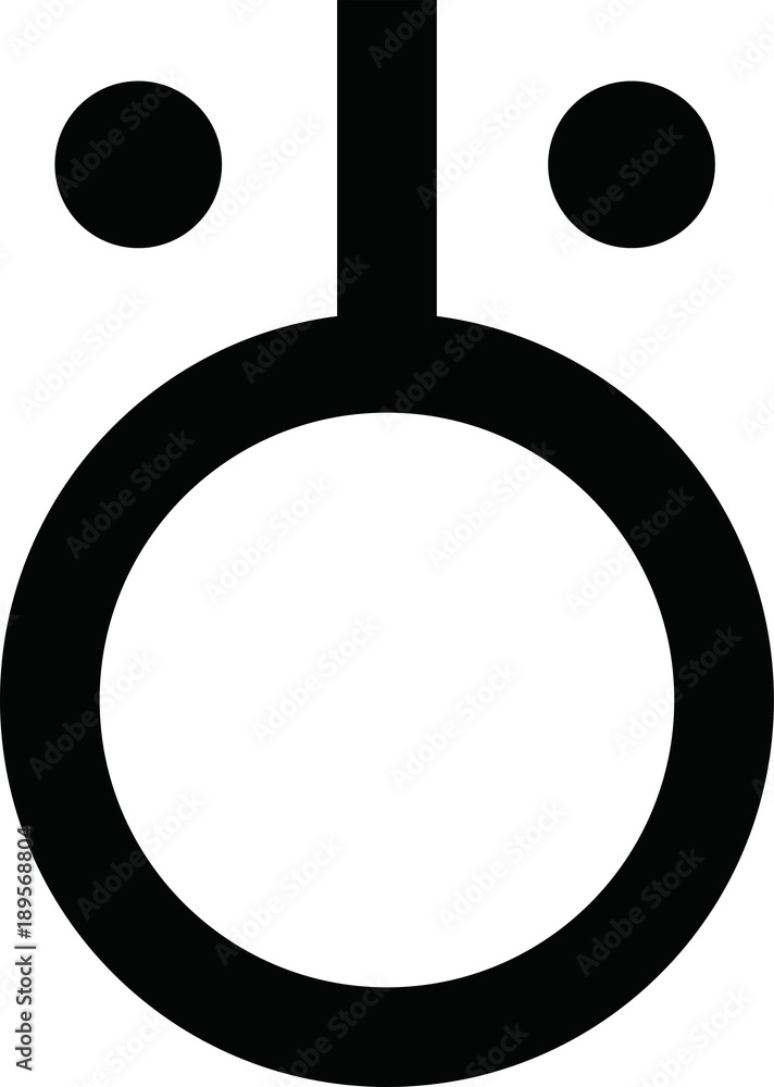 Major Japanese map symbol Public office.eps Stock Vector | Adobe Stock