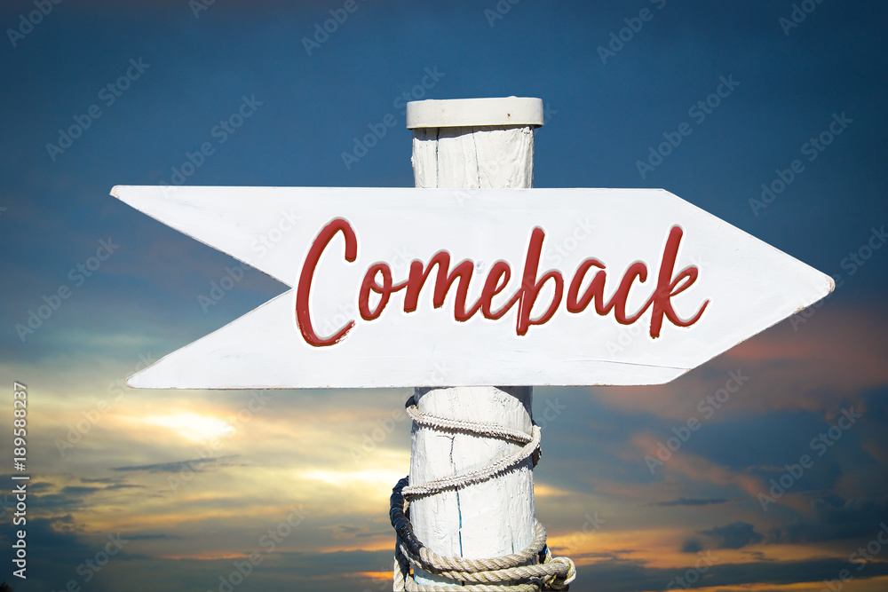 Schild 317 - Comeback Stock イラスト | Adobe Stock