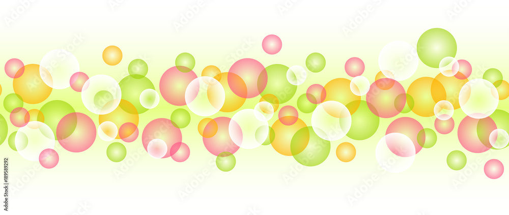Pink Bubble Border