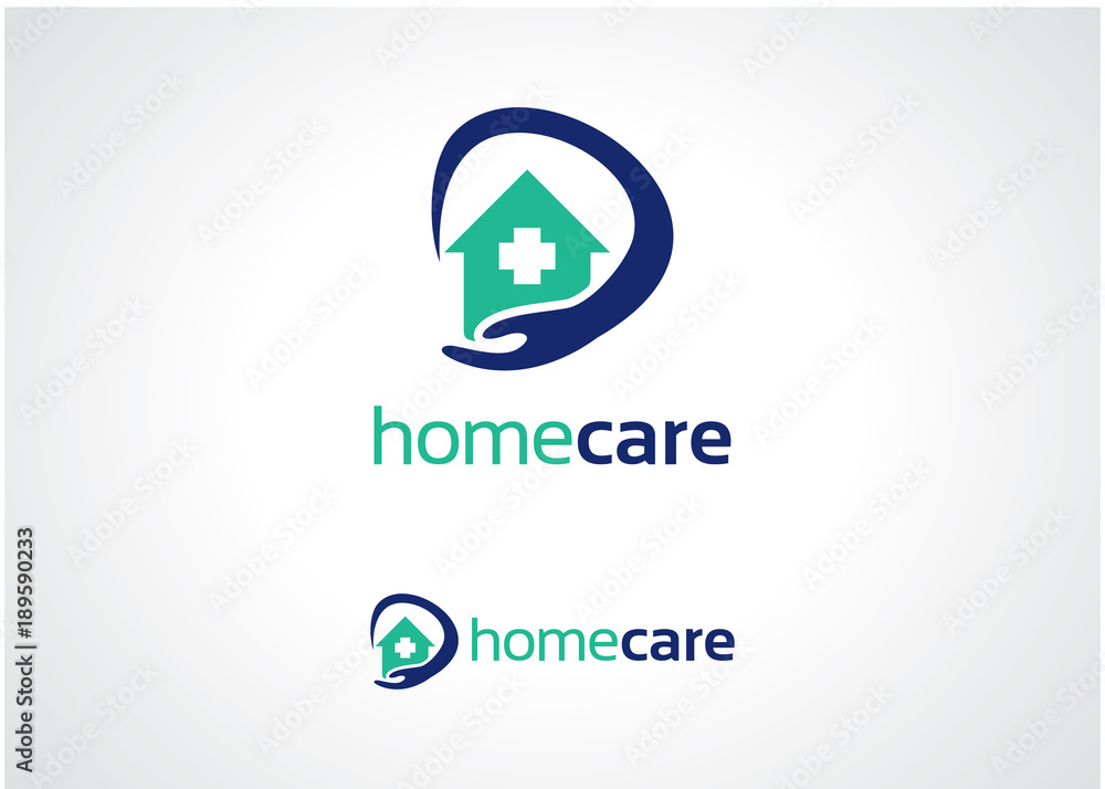 Home Care Logo Template Design Vector, Emblem, Design Concept, Creative ...
