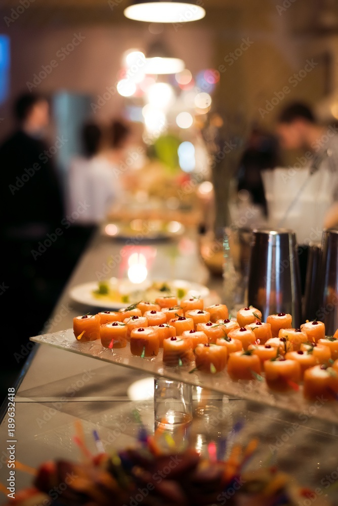 Coffee break prepare for serve guests attending seminar during break ...