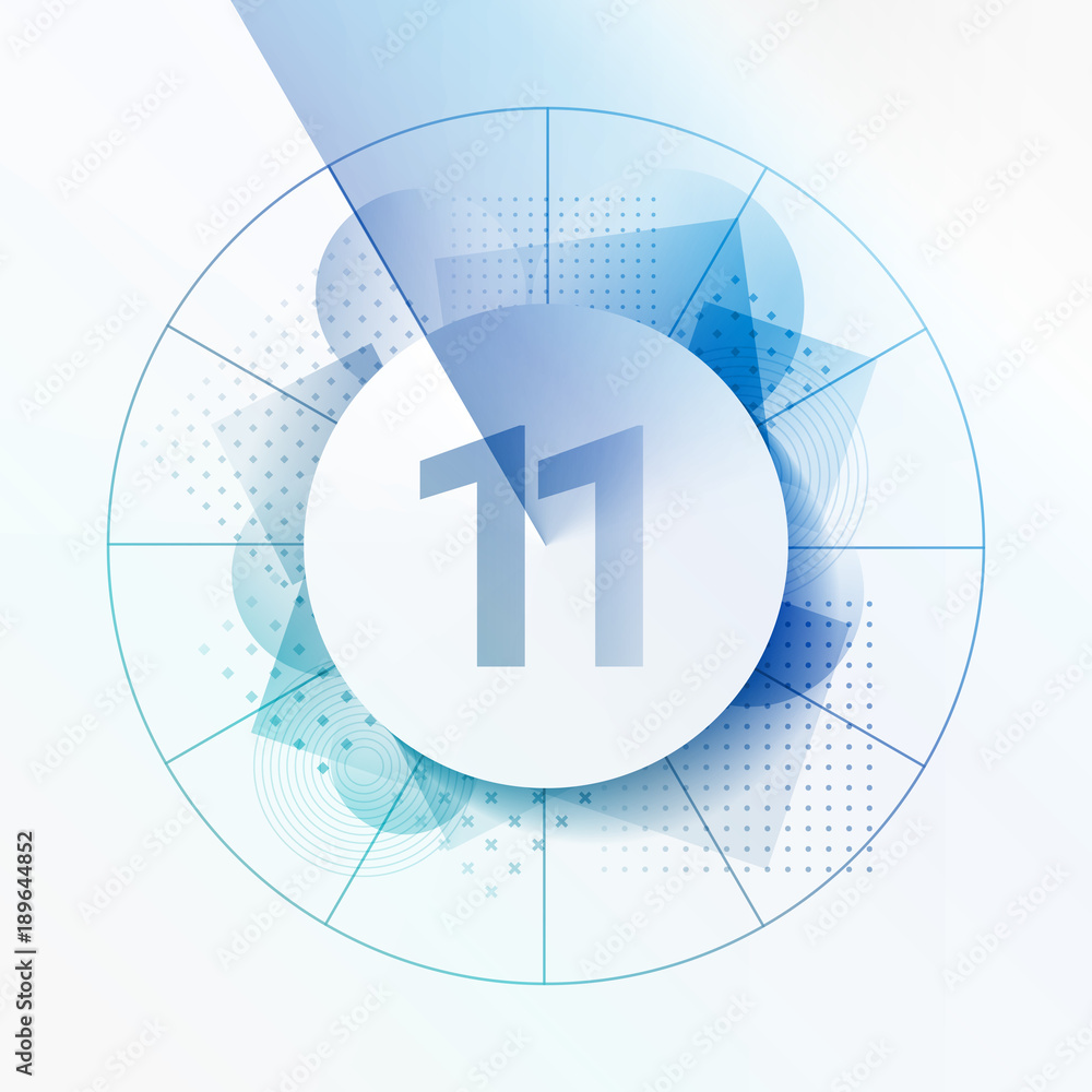 Design template with abstract background and geometrical shapes ...