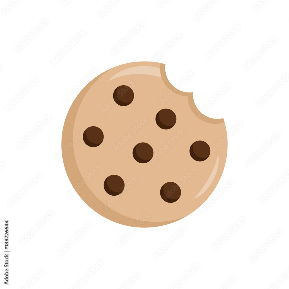 Chocolate Chip Cookie Vector