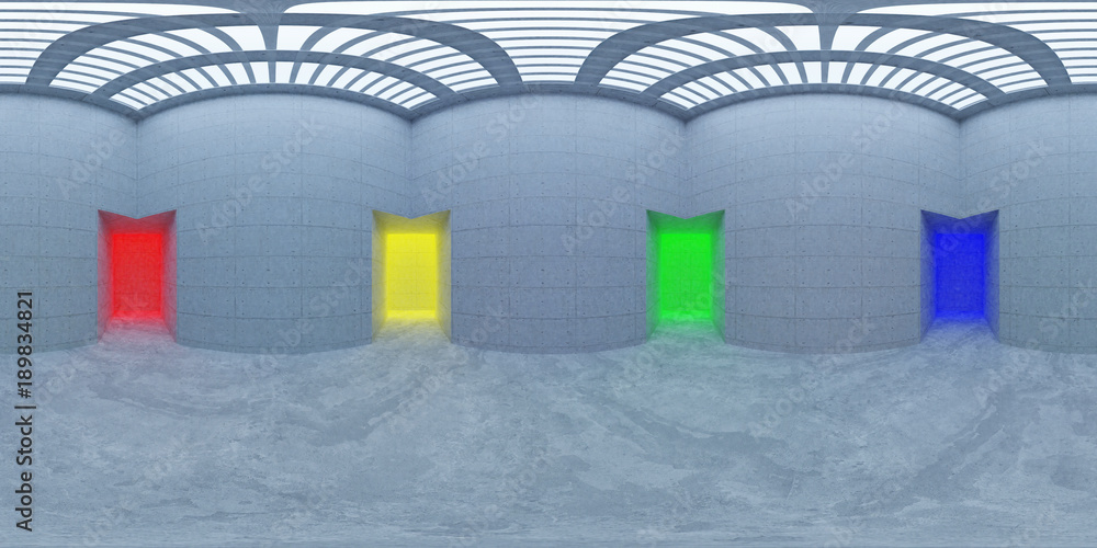 HDRI environment map, abstract spherical panorama background with ...