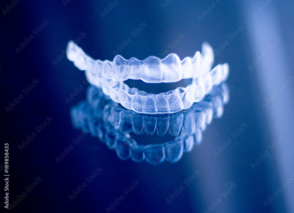 Invisible dental orthodontics Stock Photo | Adobe Stock