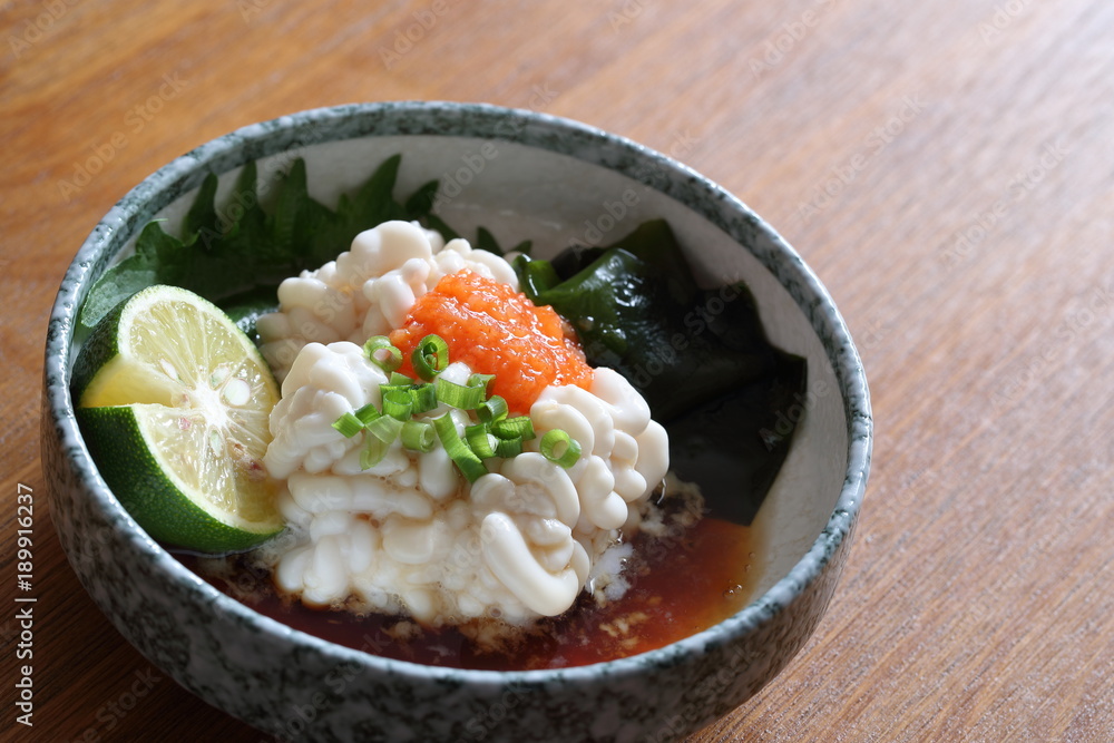 たちポン soft cod roe with ponzu sauce Stock 写真 | Adobe Stock