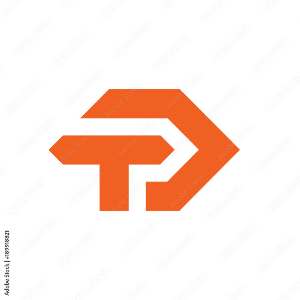 Vector TD Letter Logo Template. Initial letters TD, Clean and simple ...