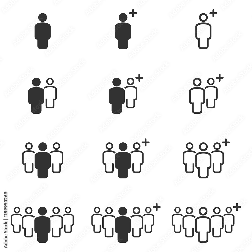 Infographic People Icons Free