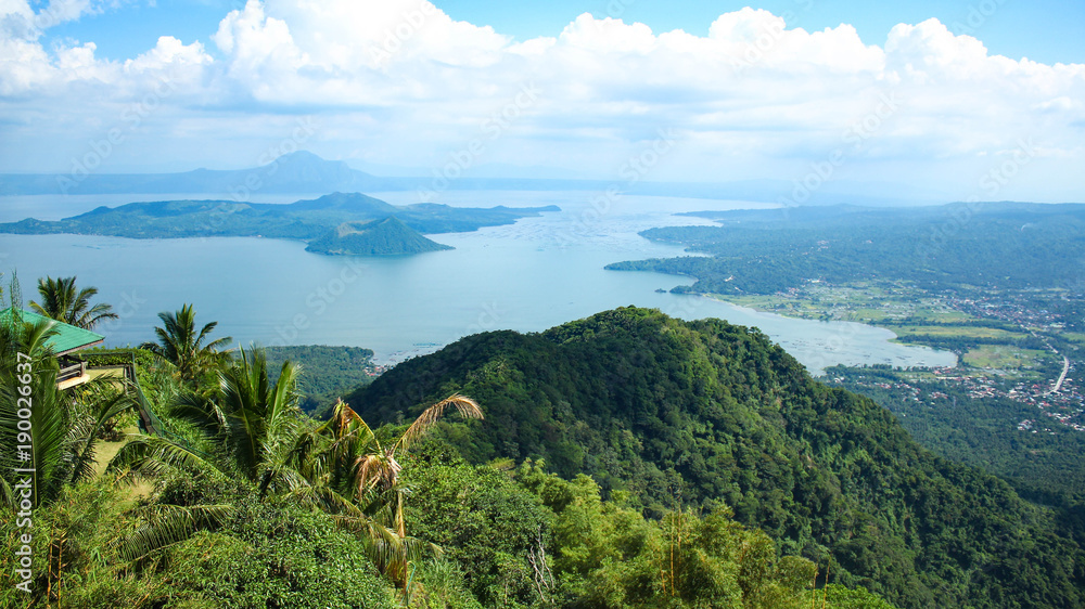 View of Taal Volcano Stock Photo | Adobe Stock