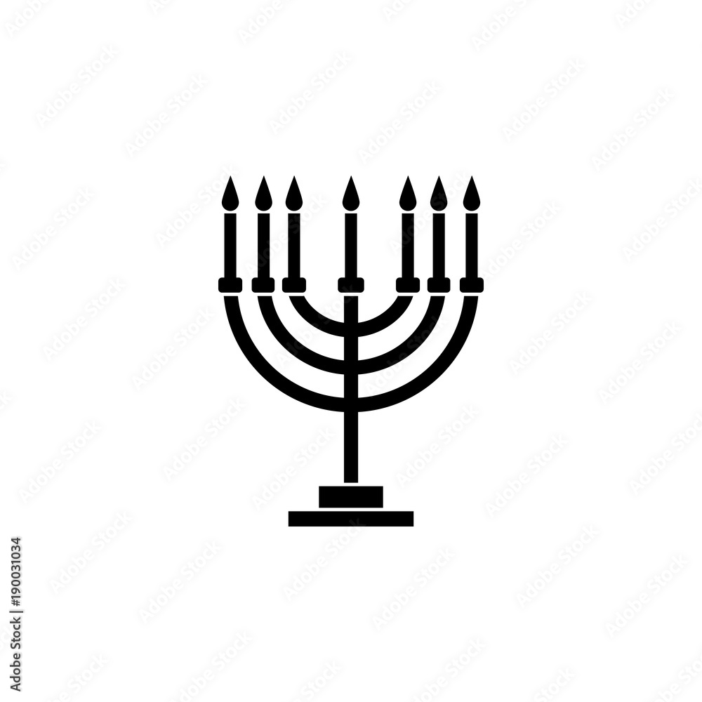 Menorah icon. Element of religious culture icon. Premium quality ...