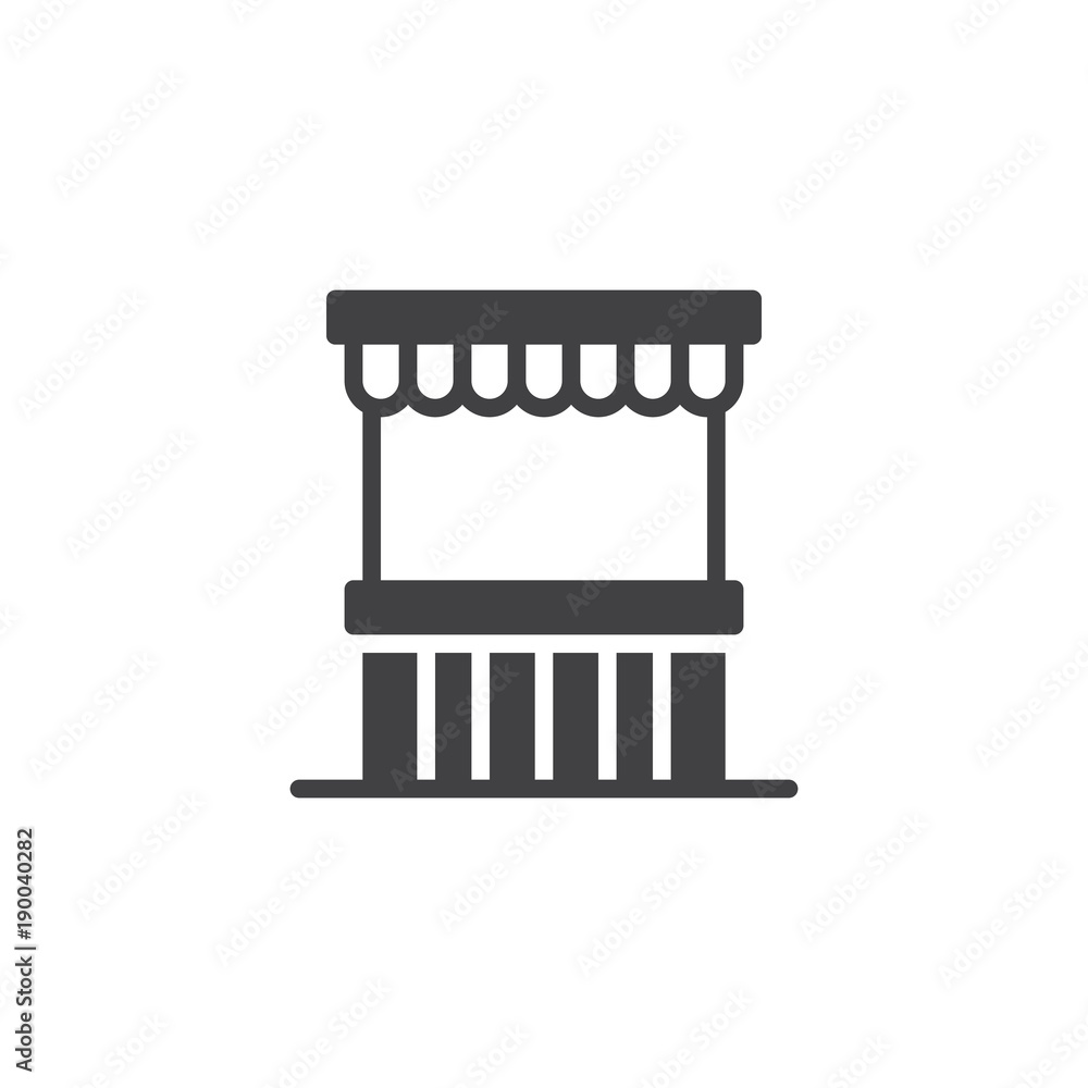 Farmers Market Stand Icon