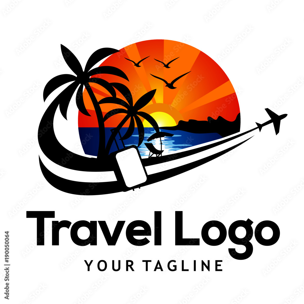 Travel and Tour Logo Template Stock Vector | Adobe Stock