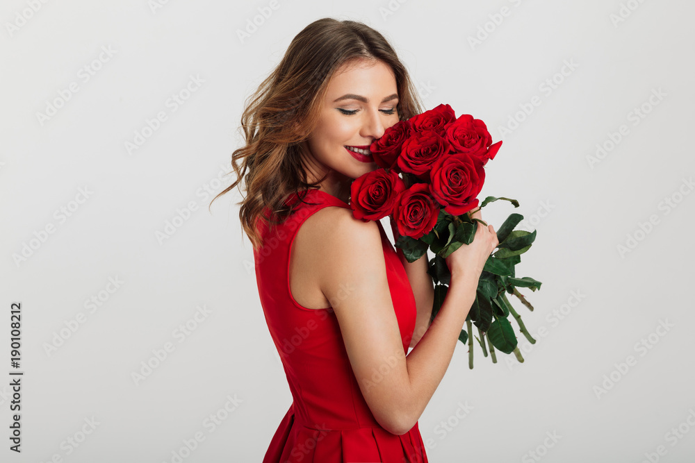 Fotografia do Stock: Portrait of an attractive young woman | Adobe Stock