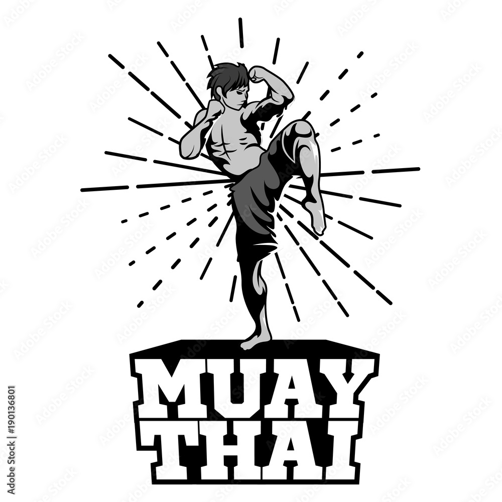 Muay Thai Logo Vector
