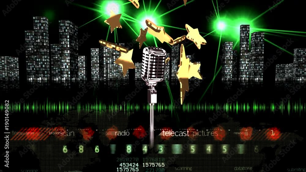 Opening for music festival, competition, show, karaoke, interview ...