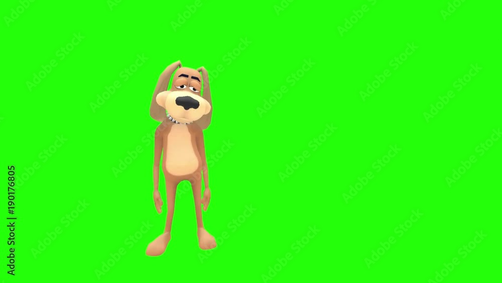 Drunk wobbly woozy dizzy unsteady unstable animated cartoon dog hound ...