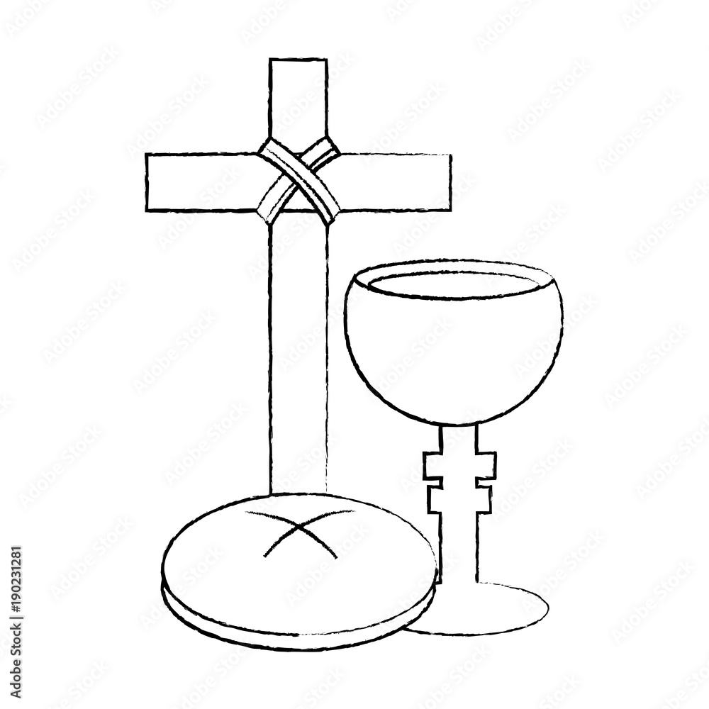 Catholic Cross Sketch