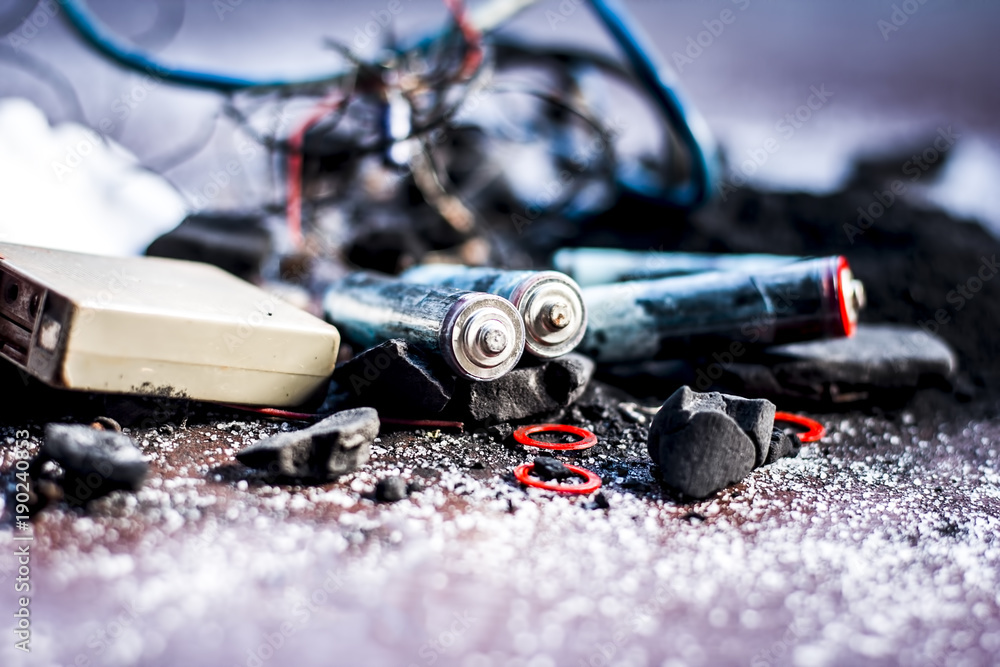 Close of ingredient or mixture of Earthing system or Grounding system i ...