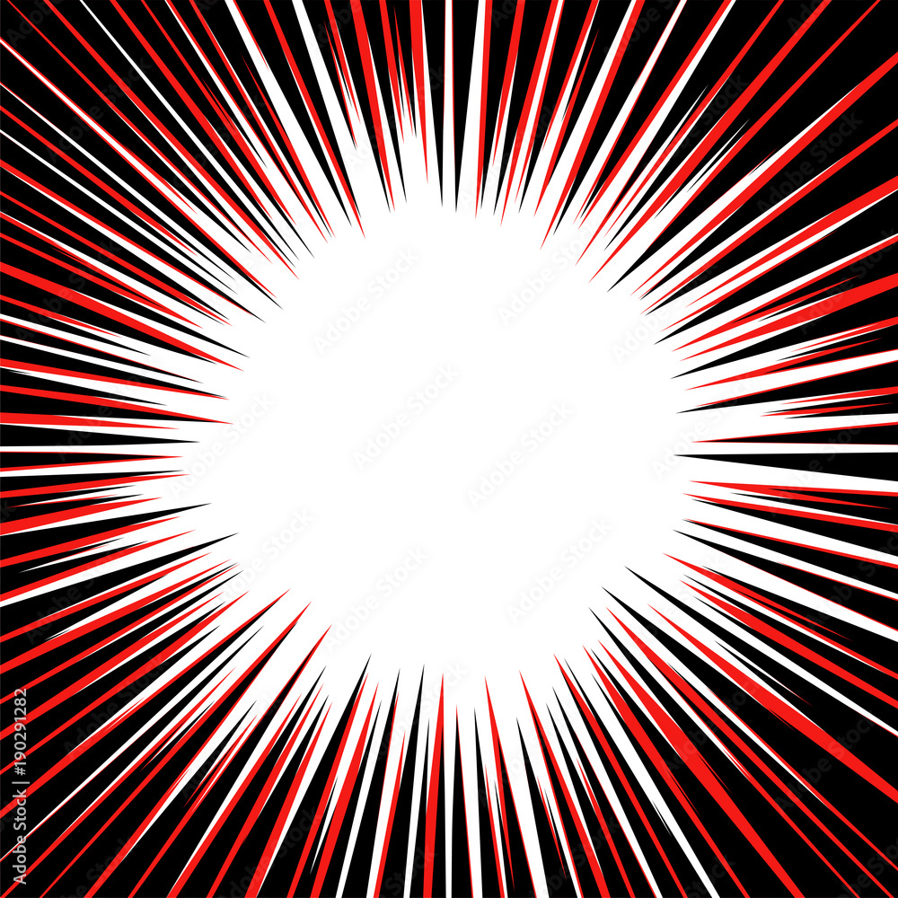 Red Circle Logo With White Lines