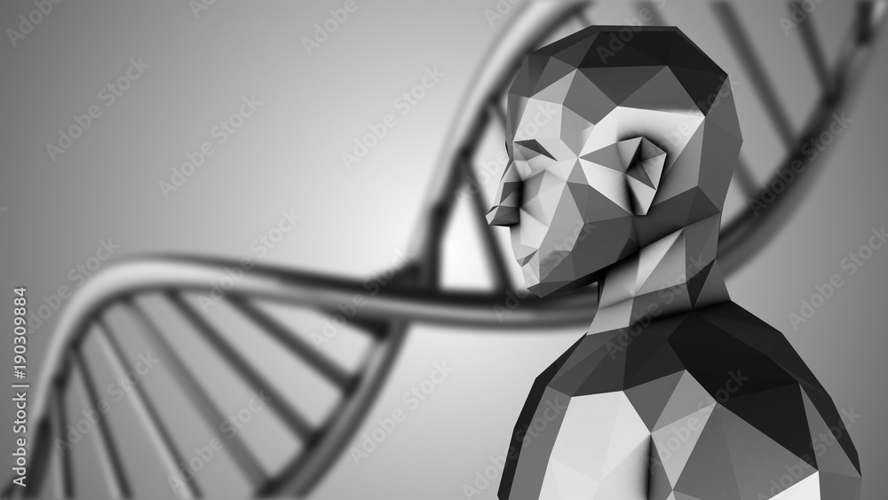 Genetic research into human stem cells and mapping of human DNA genome ...