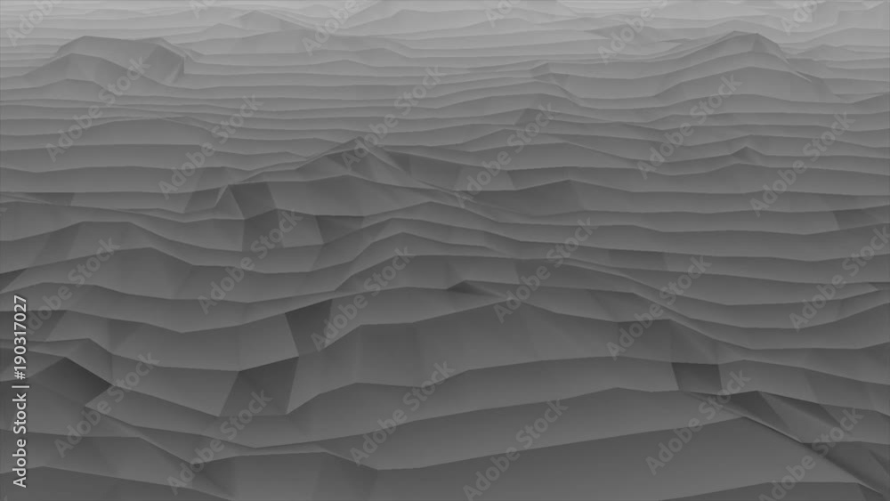 Ground Crack Earthquake 3D Renderings Animations. Huge Drought Plain ...