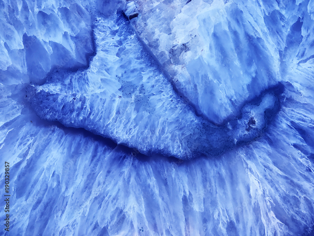 Blue Geode Slice Gemstone Background Stock Photo | Adobe Stock