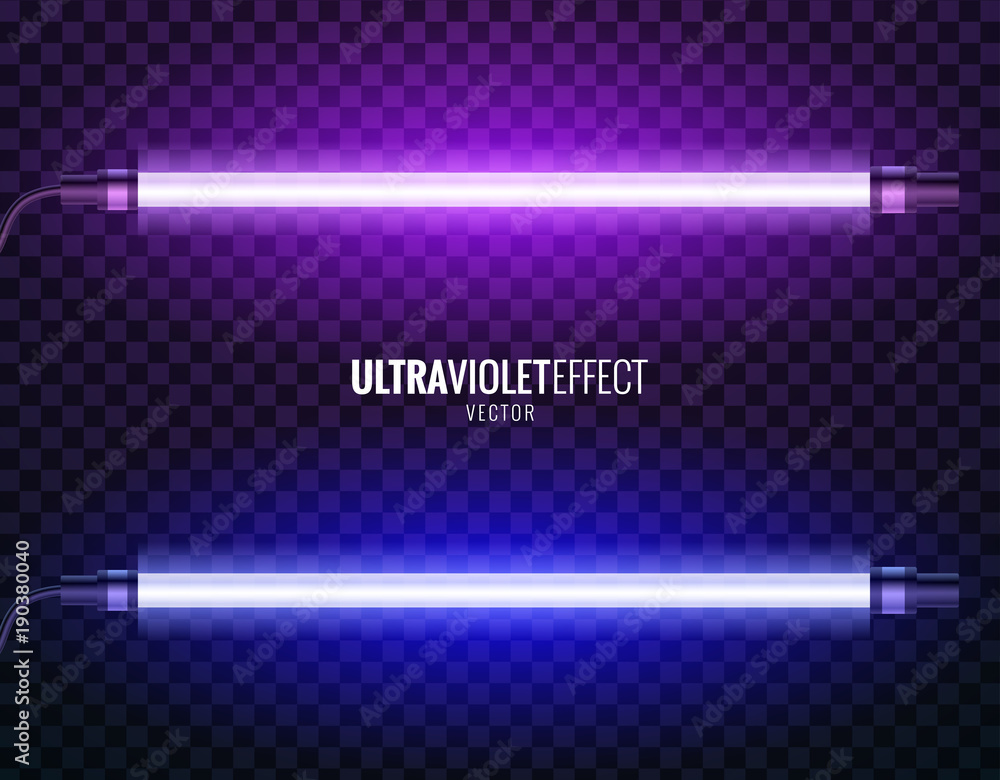 Vector of ultraviolet light. Stock Vector | Adobe Stock