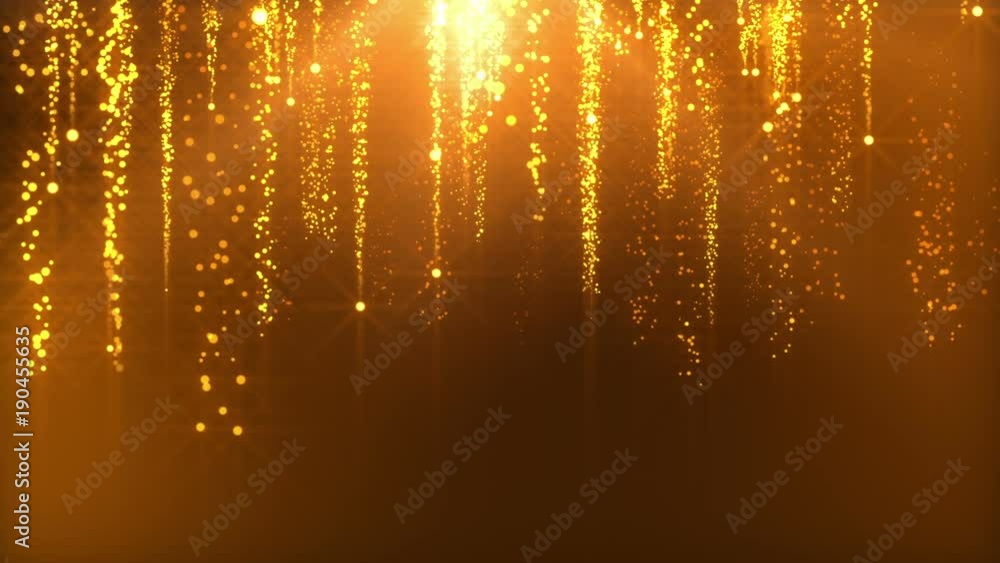 Star Streaks Falling from Heaven | Glowing Particles and Orbs Dropping ...