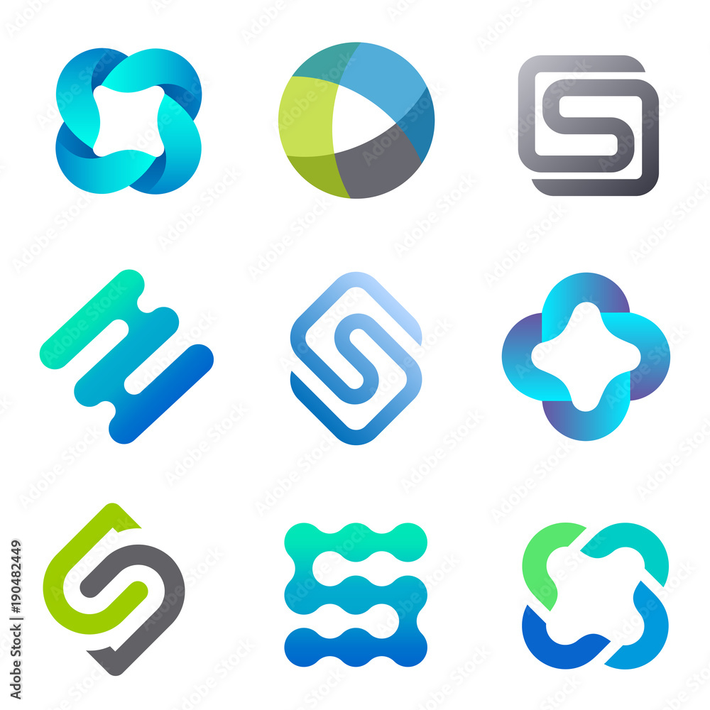 Vector logo design for your business. Design icons Stock Vector | Adobe ...