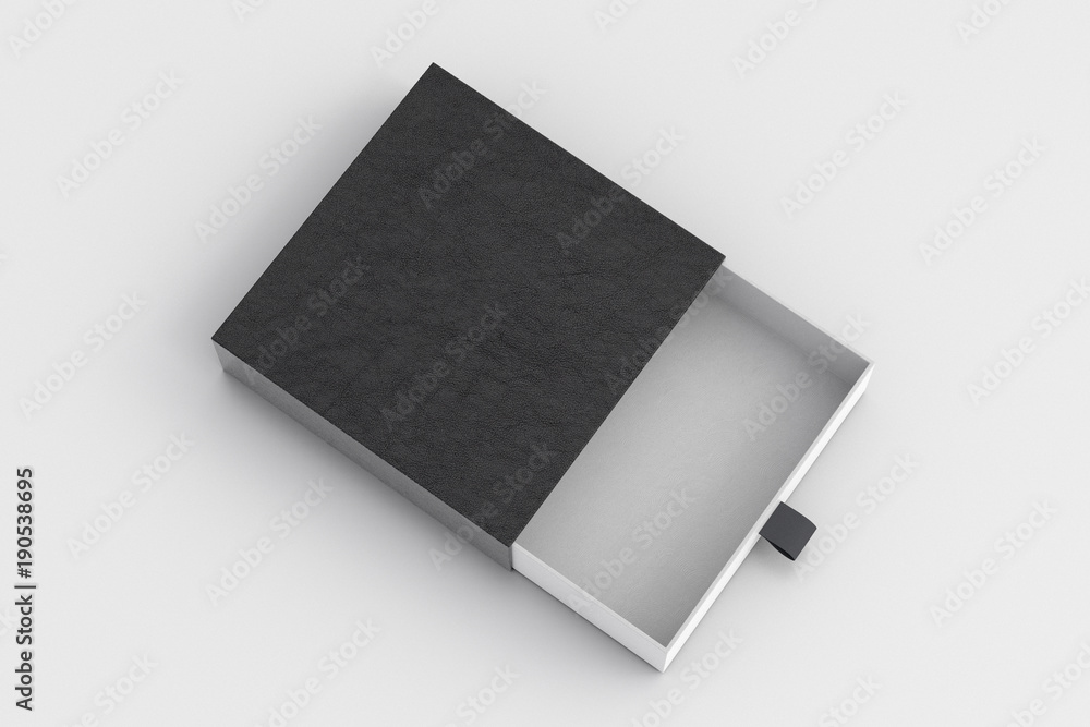 Opened drawer sliding box Stock Illustration | Adobe Stock