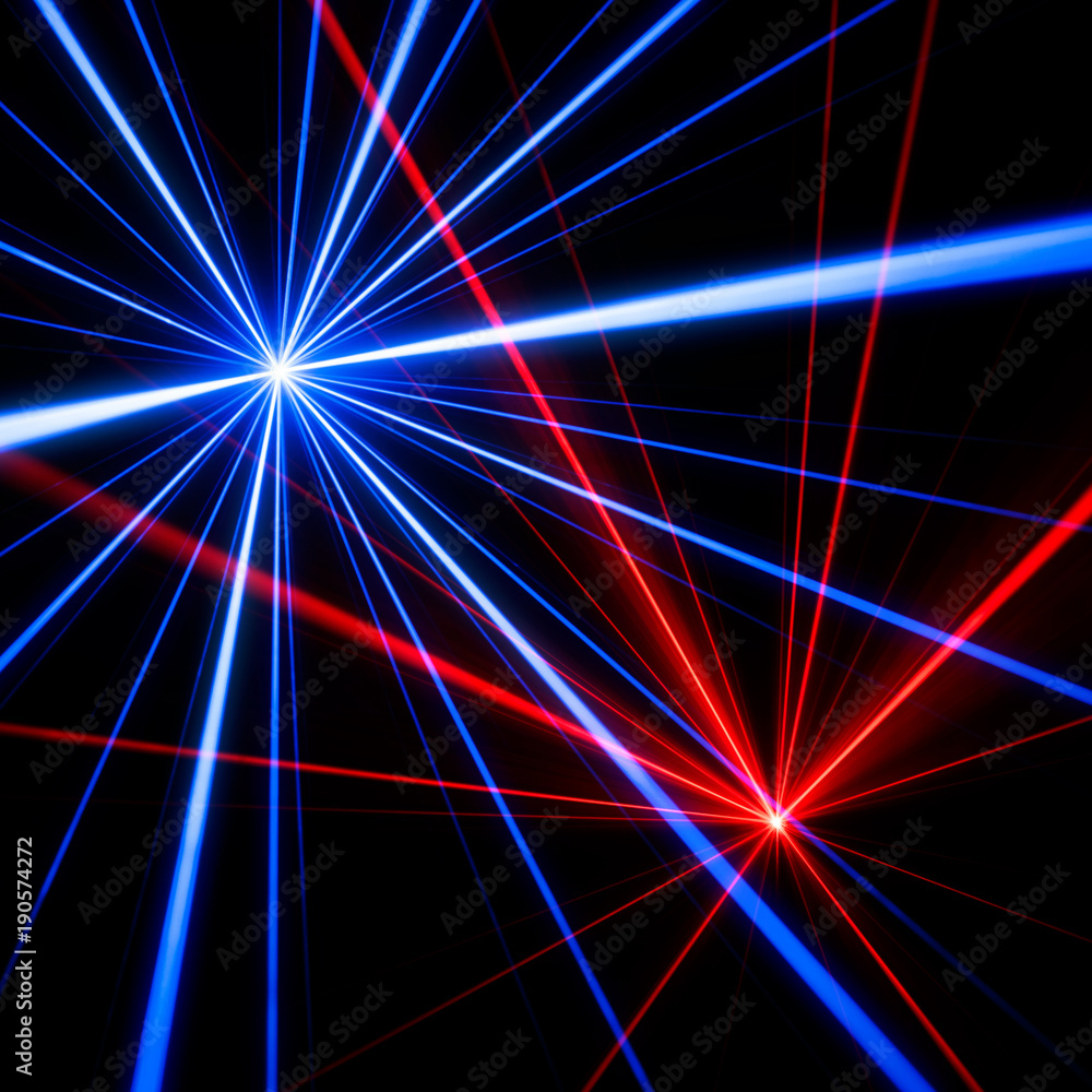 Laser beam light effect Stock Photo | Adobe Stock