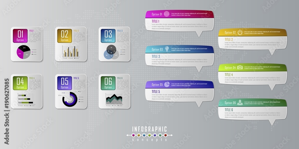 Infographic timeline template can be used for chart, diagram, web ...