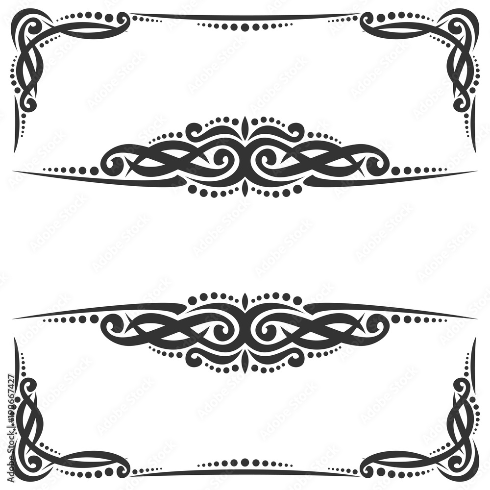 Vintage Borders For Wedding Invitations
