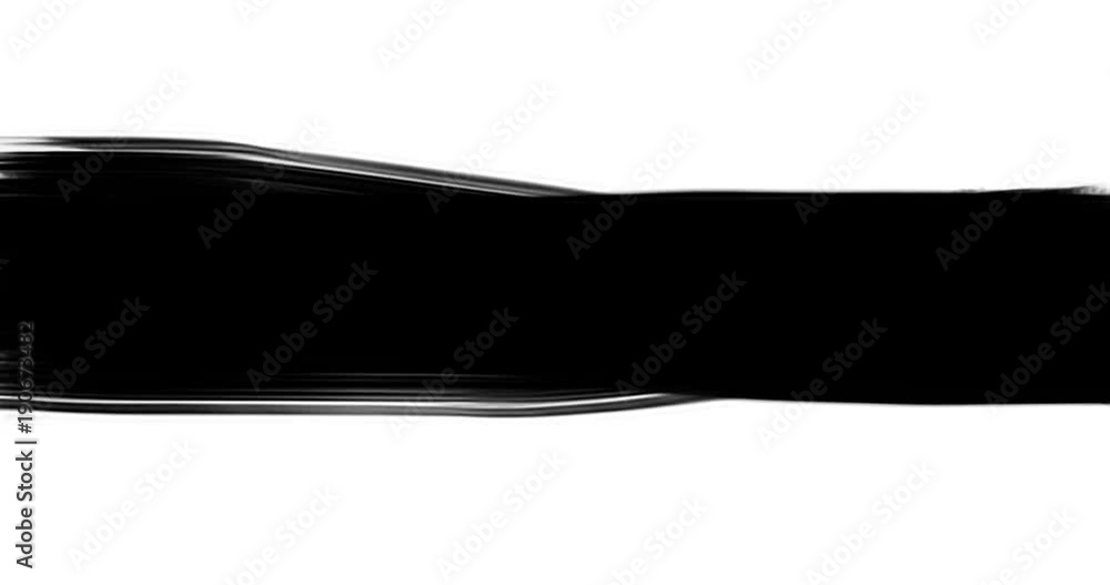 abstract horizontal splash paint brush stroke black and white ...