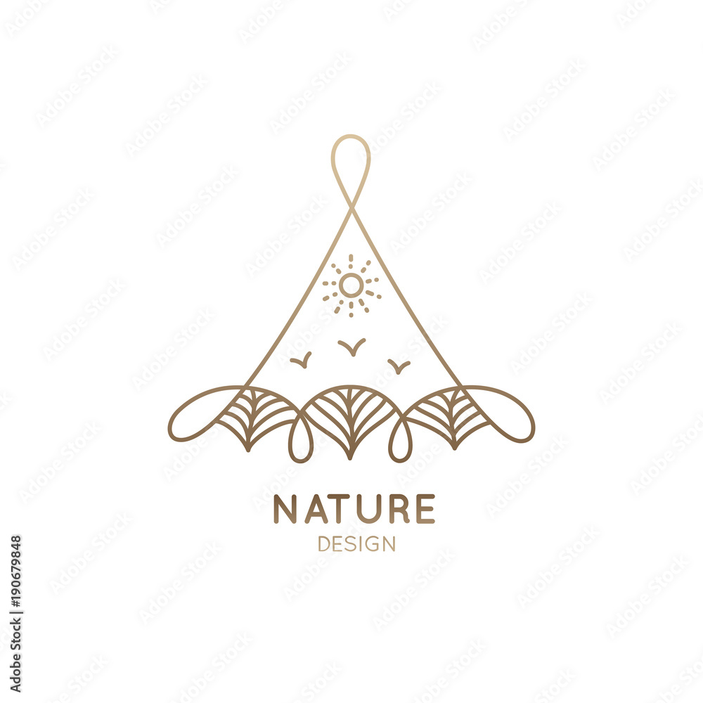 Logo nature Stock Vector | Adobe Stock