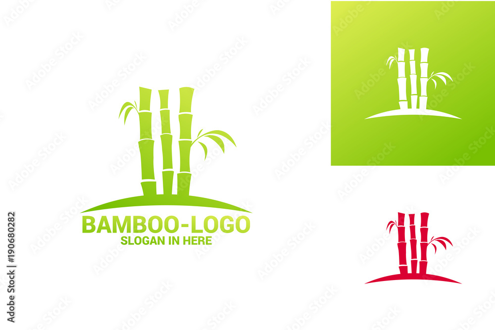 Bamboo Logo Template Design Vector, Emblem, Design Concept, Creative ...