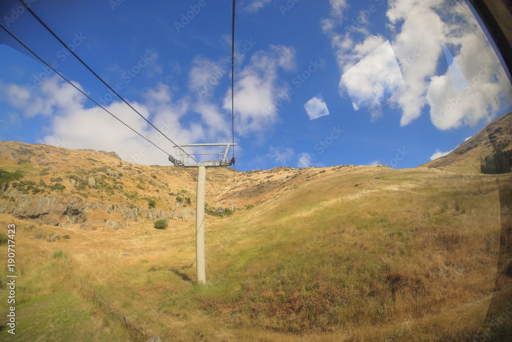 Beautiful scenery from Christchurch Gondola Station at the bottom of ...